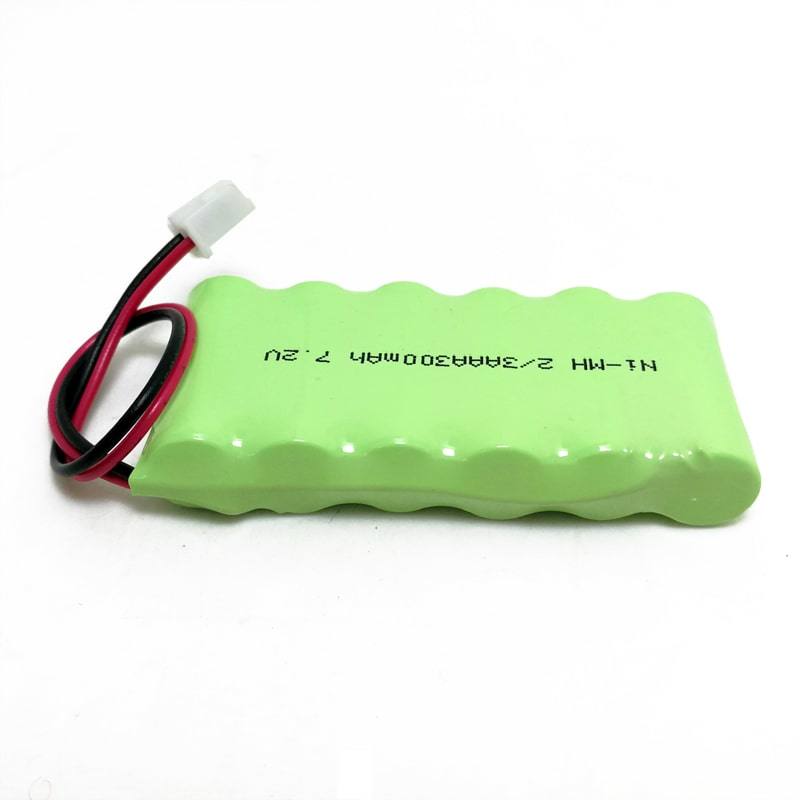 7.2V 300mAh 2/3AAA Ni-MH Rechargeable Battery Pack for Radio ...