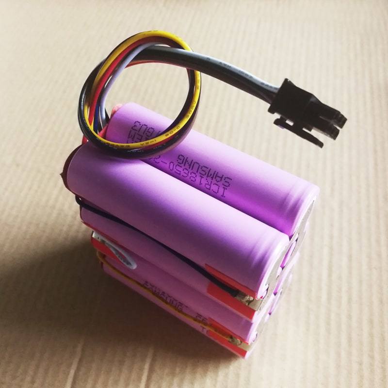 4S2P 12V 14.4V 14.8V 18650 5200mAh rechargeable lithium ion battery ...