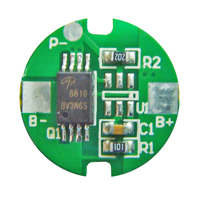 1s 3a Round BMS for 3.6V 3.7V 14430/14500 Li-ion/Lithium/Li-Polymer 3V ...